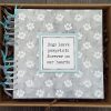 Dog lover gift, memory book, 8" x 8" scrapbook in gift box - Keep It In ...